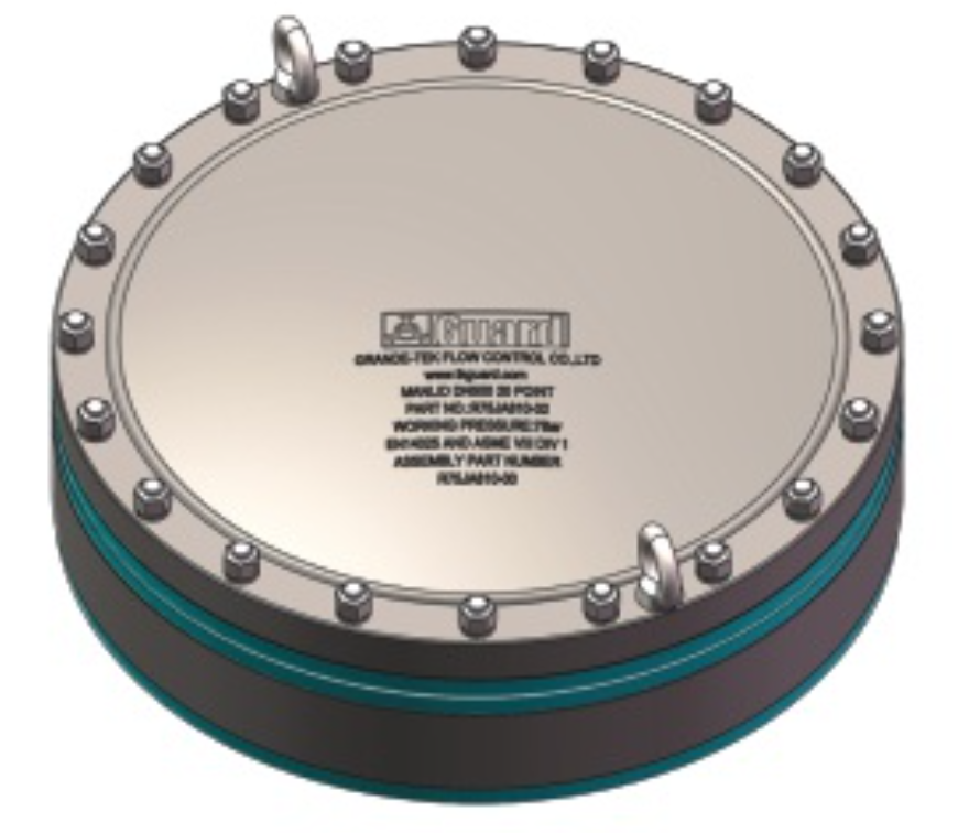 (DN500mm) Rotomolding Flange Manlid Assembly - Guard Europe B.V.