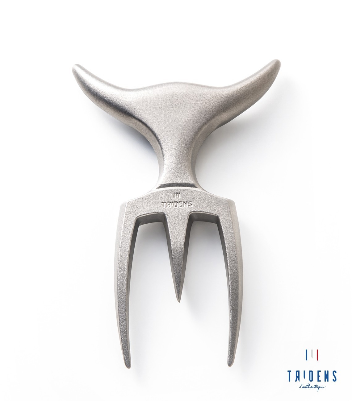Tridens Brushed Fork in stainless steel holder - proBBQshop