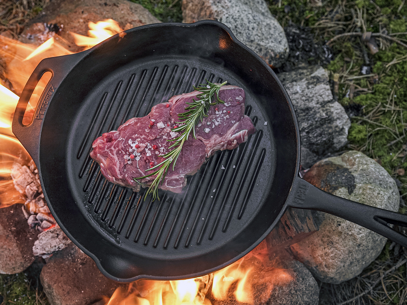 Gietijzeren Grill Skillet - proBBQshop
