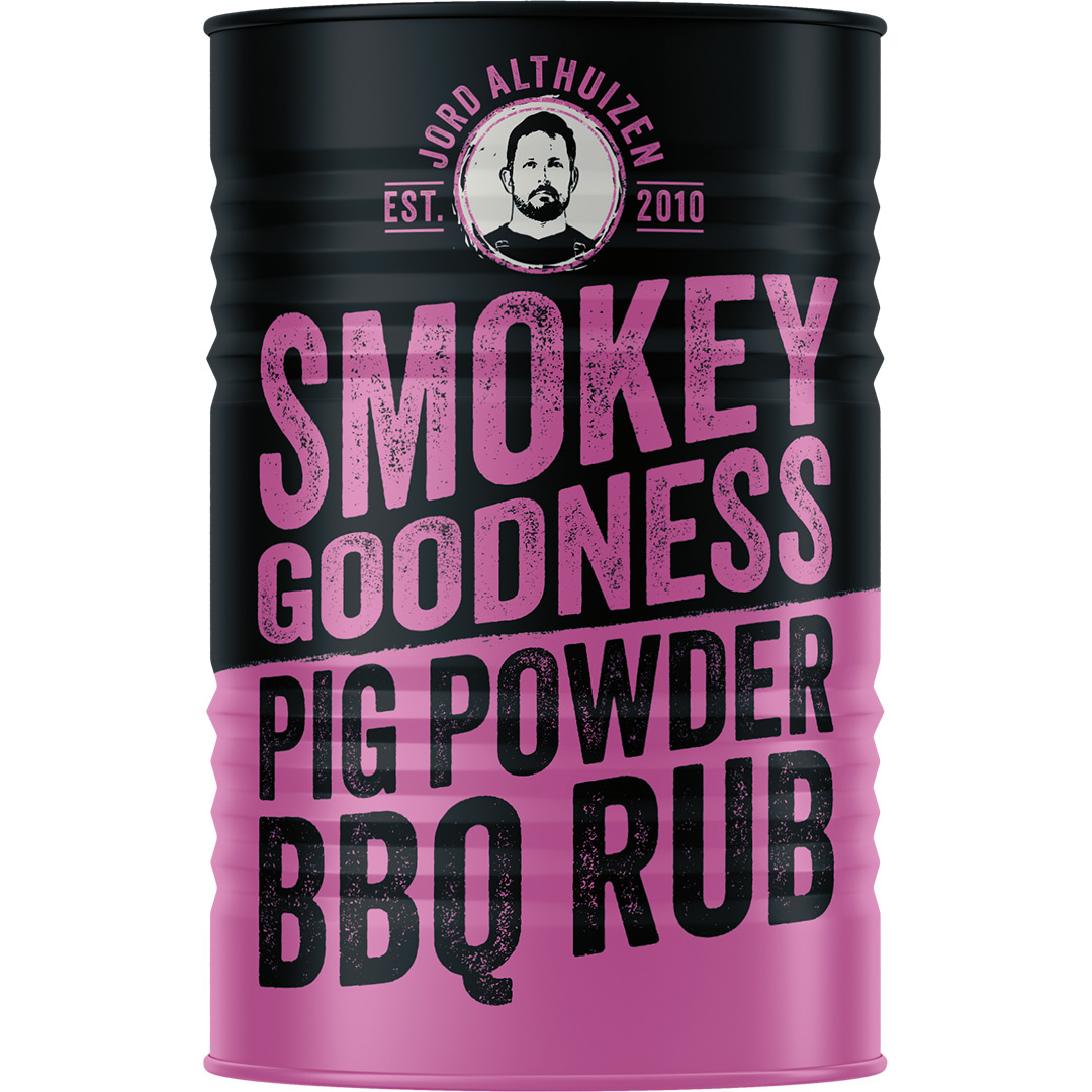 Smokey Goodness Pig Powder BBQ Rub 250gr – varkensvlees rub - proBBQshop