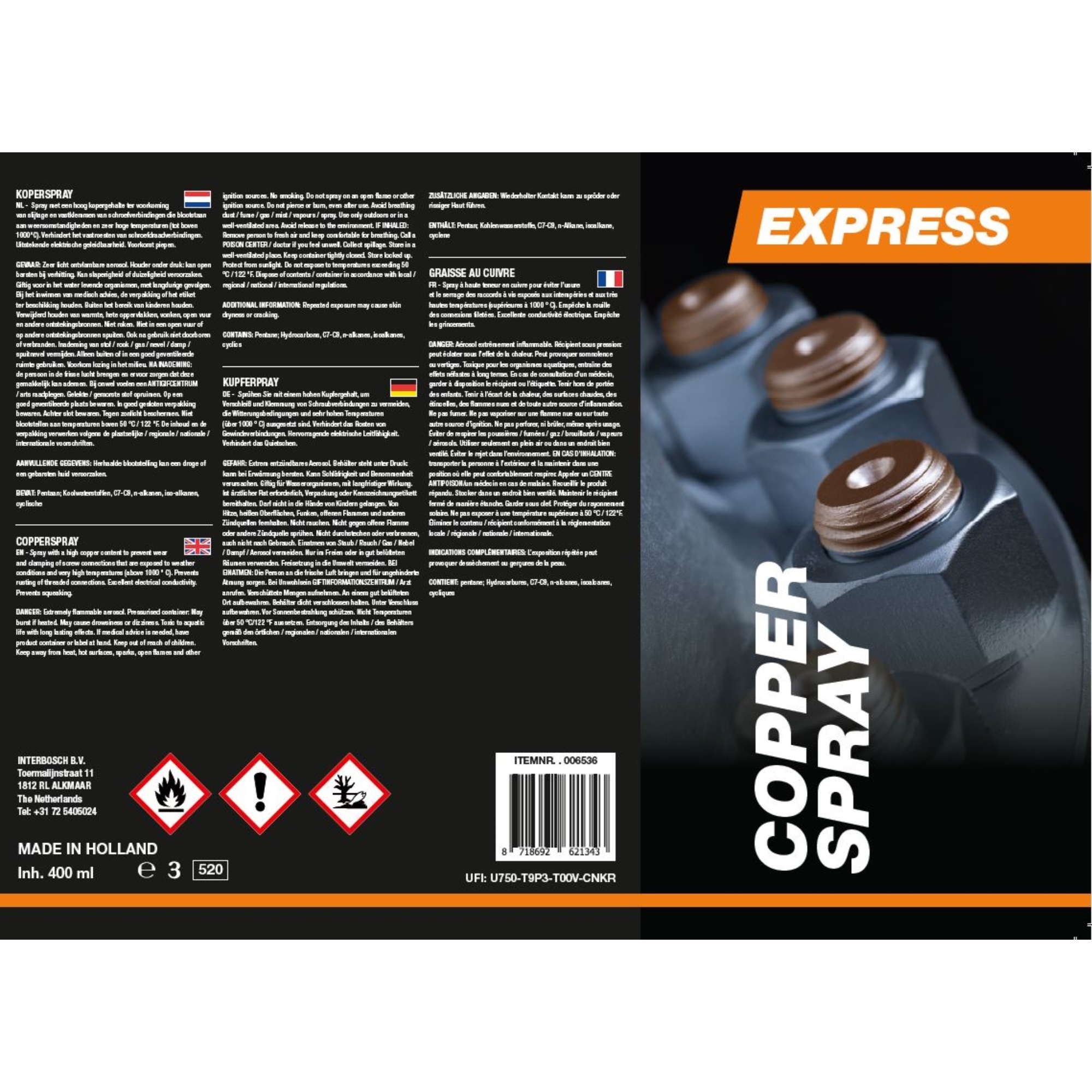 Express Spuitbus - Koperspray - Montagespray - 400 ml kopen? Bestel ...