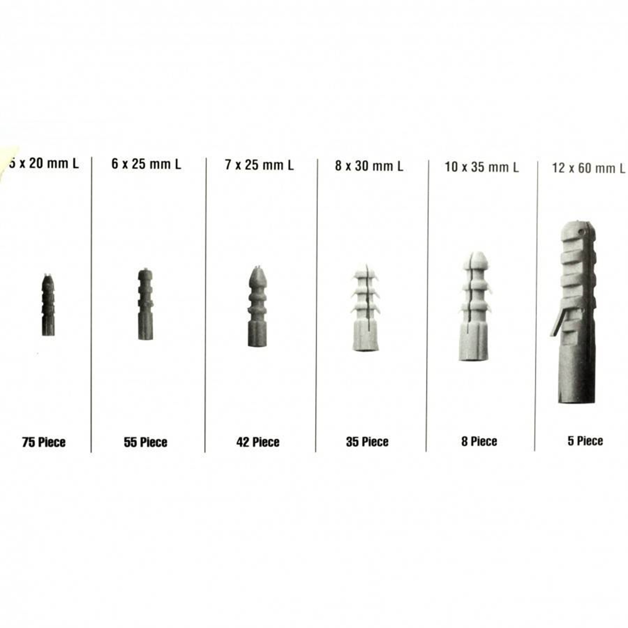 Benson Pluggen set 220 Delig. Ø 5-12 mm. kopen? - 2Cheap