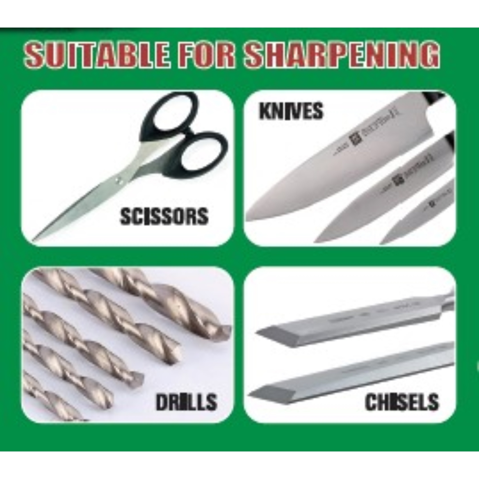 Hofftech Multifunctionele slijpmachine - Voor messen, scharen, boren en ...