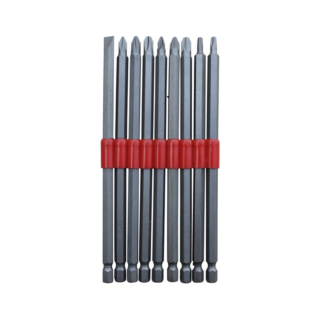 Benson Lang Bit Set 150mm PZ1-3, PH1-3, torx (10 Delig) kopen? - 2Cheap