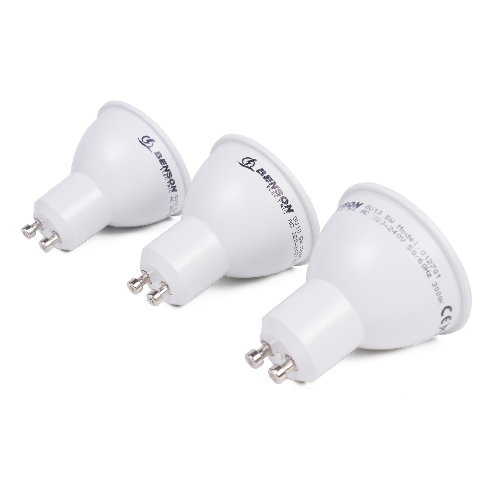 Benson Dimbare LED Spot - 5 Watt. - Warmwit 3000K - GU10 - 3 stuks ...