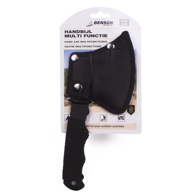 Benson Multifunctionele Handbijl / Hakbijl met Hoes - 23.5cm kopen ...