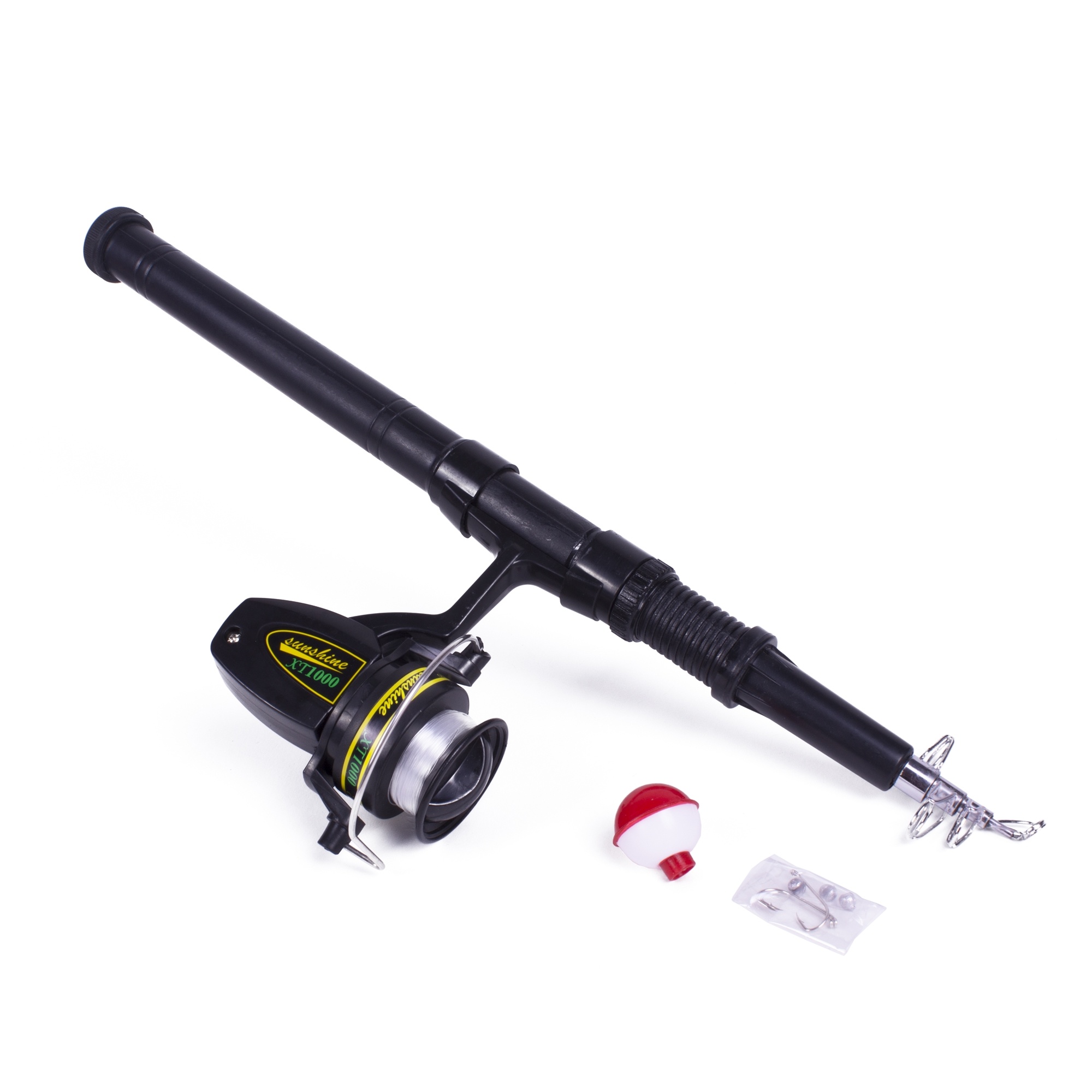 Benson Telescopische hengel set - 165 cm - compleet met molen, lijn en ...