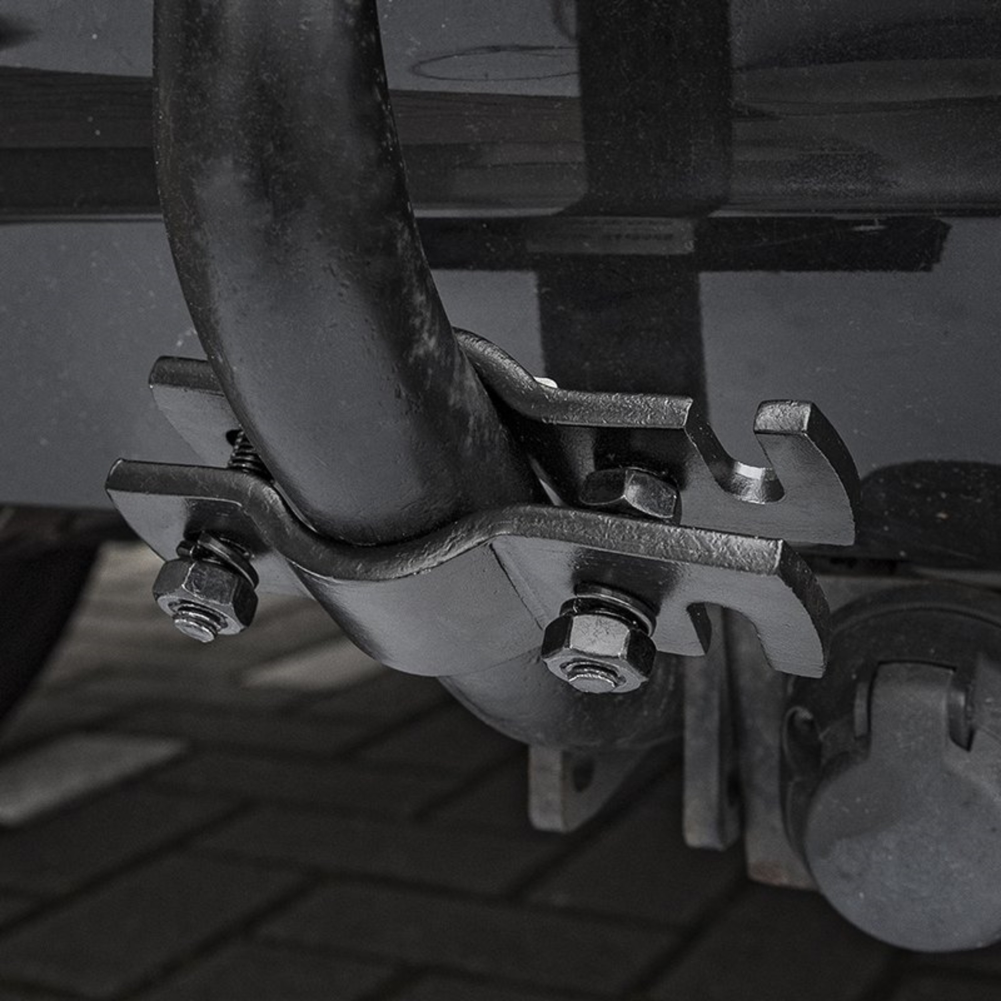 ProPlus Trekhaak hulpkoppeling - klemdeel met sleuf - zwart - 88 mm ...