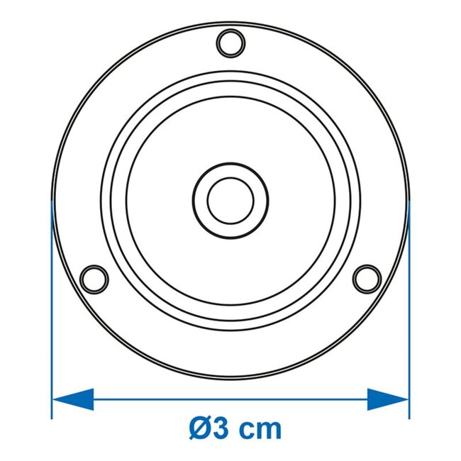 Pro Plus Waterpas Rond - Kunststof - Ø 3cm - Geel/Zwart kopen? - 2Cheap