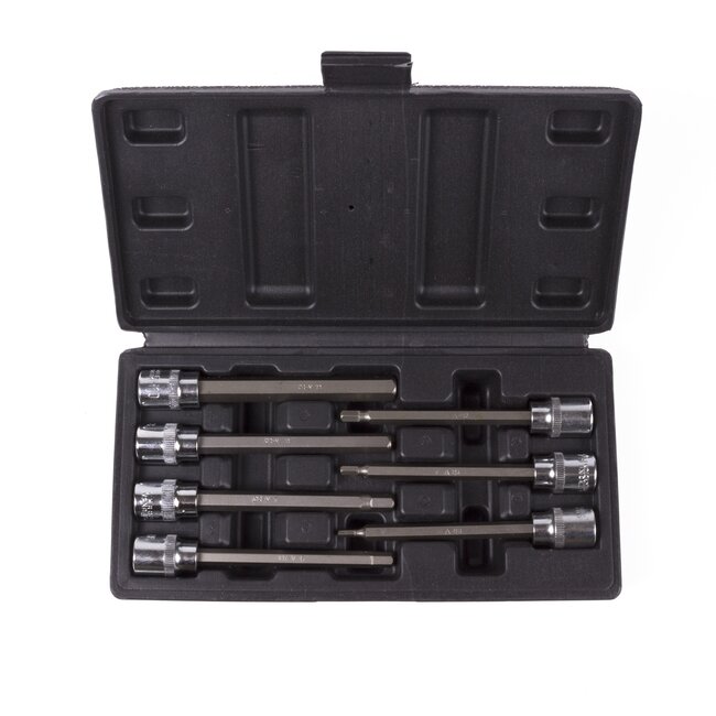 Hofftech Doppenset Verlengd Inbus - 3 t/m 10mm - 7 Delig kopen? - 2Cheap