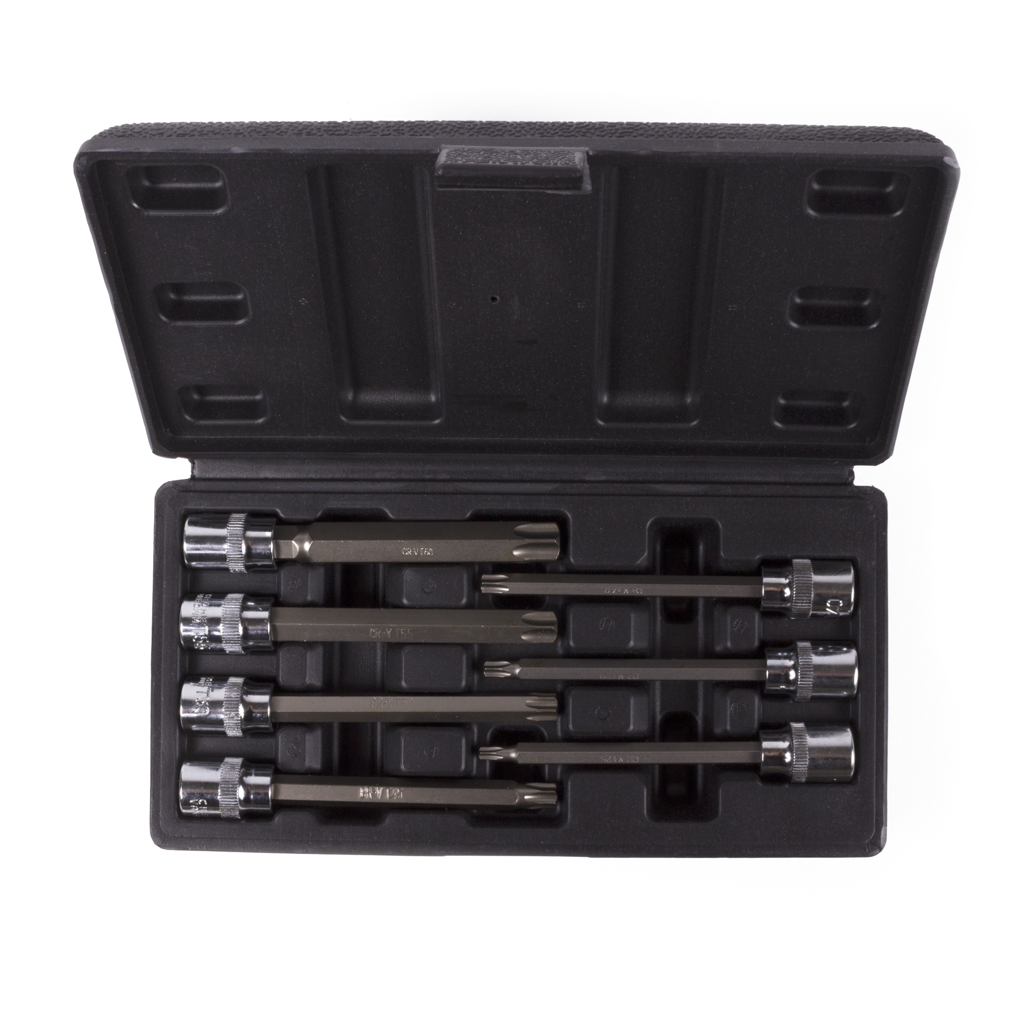 Hofftech Doppenset Verlengd - Torx 3/8" (10mm) - T25 t/m T60 - 7 Delig ...