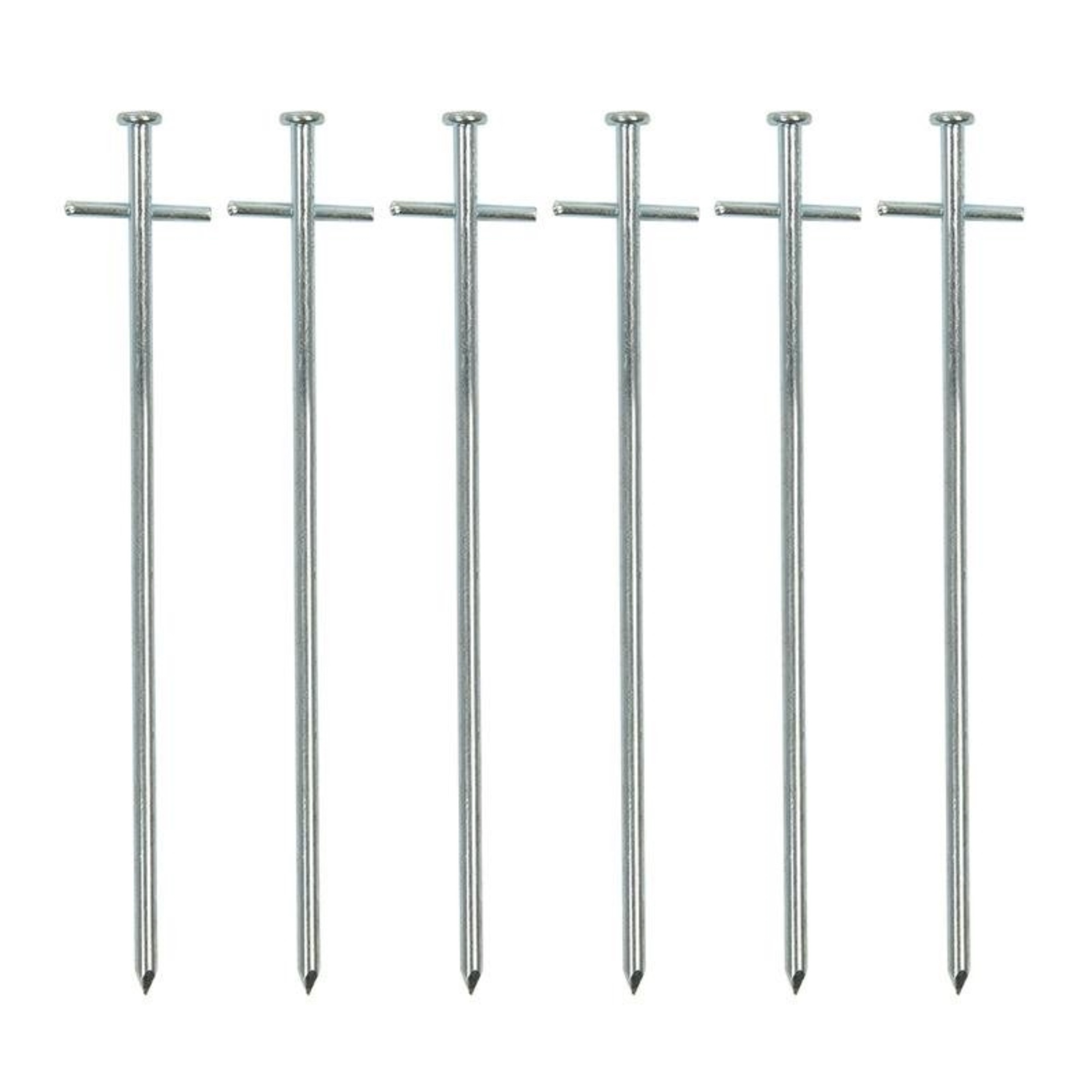 Rotspen met dwarspen – set van 6 stuks metaal – ProPlus - 2Cheap
