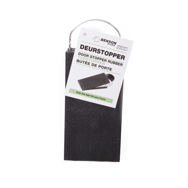Benson Wigmodel deurstopper - rubber en RVS - 3 cm hoog - stevig en ...