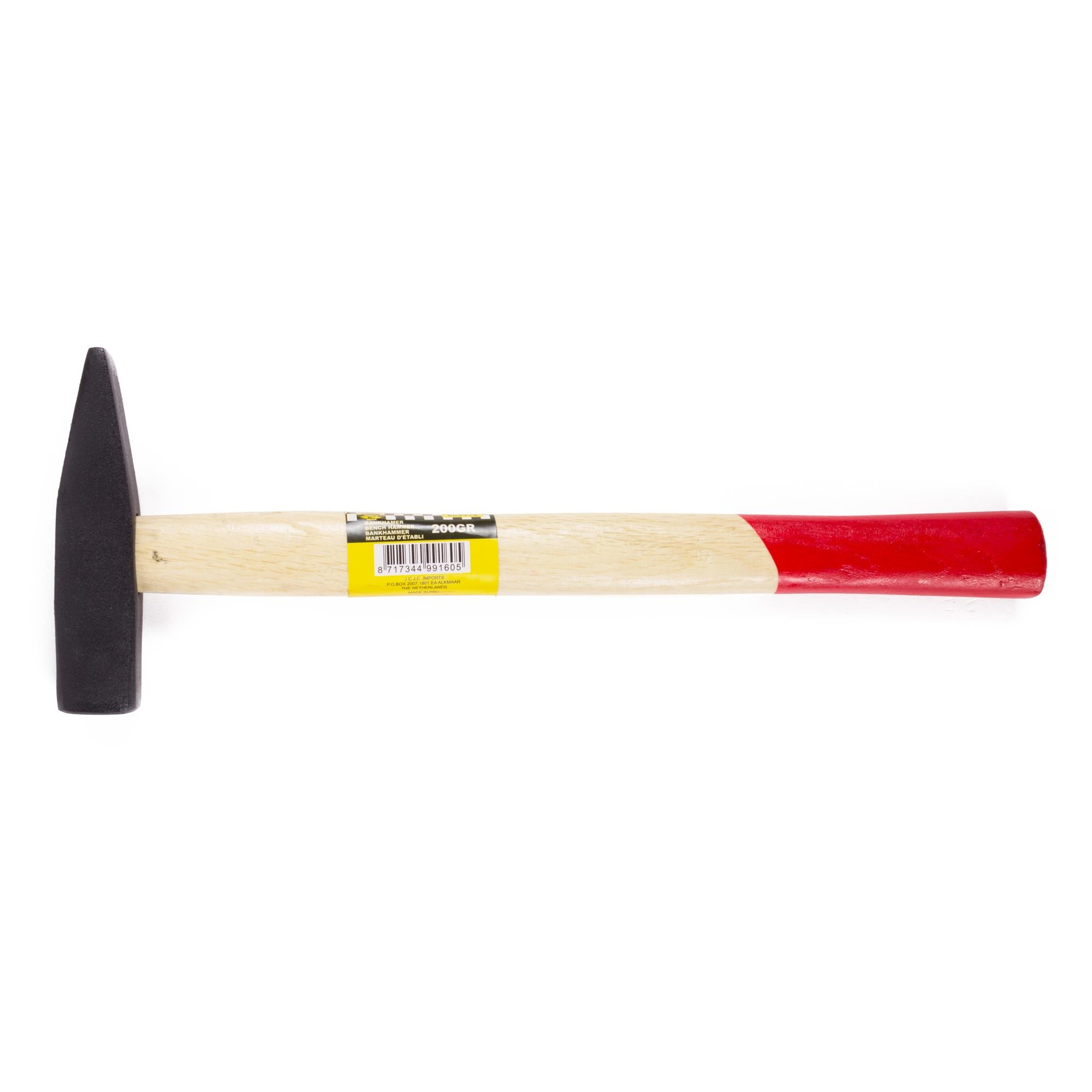 Benson Veelzijdige bankhamer - gehard staal - houten steel - 200 gram ...