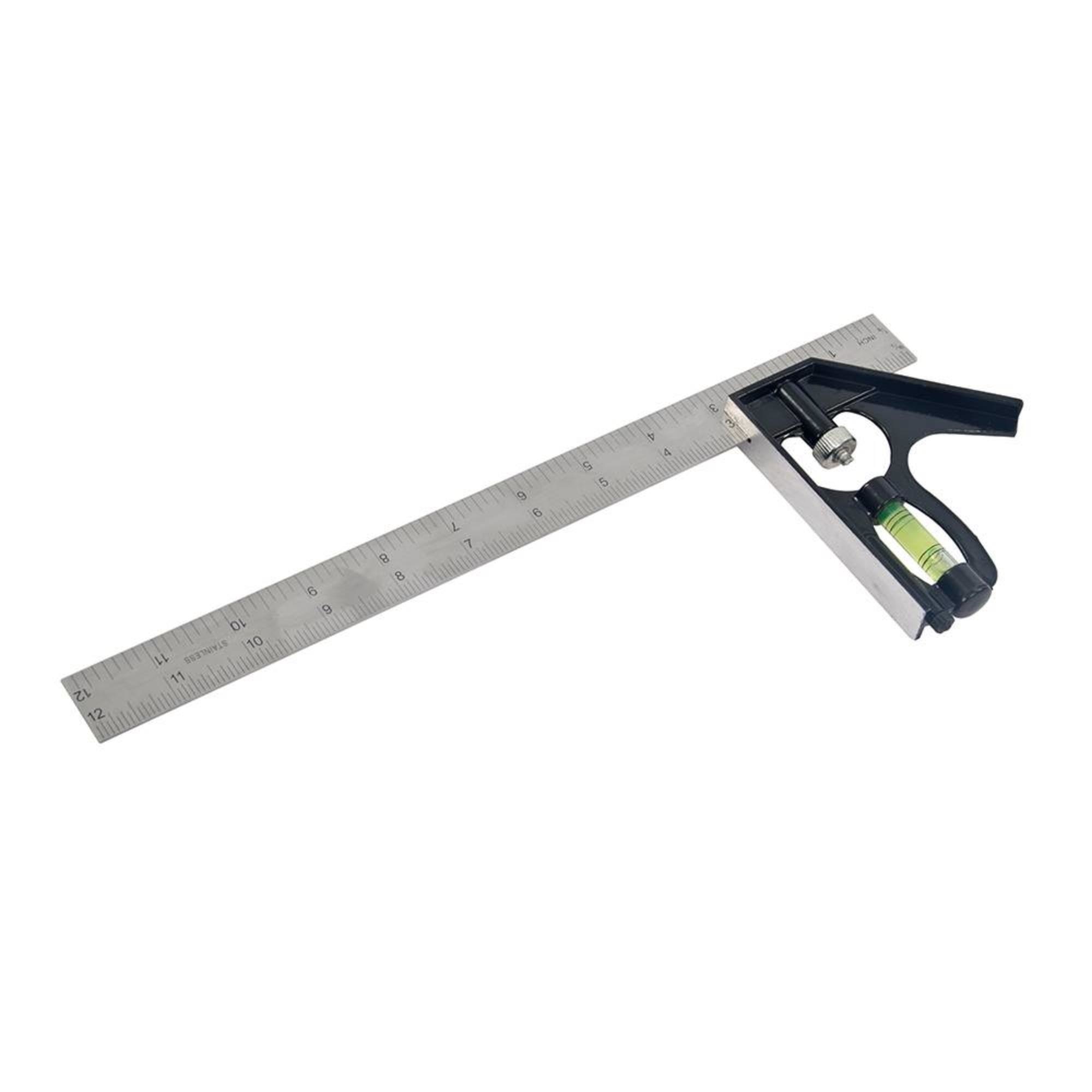 Benson Combinatie winkelhaak - 45 en 90 graden - 300 mm - gehard staal ...
