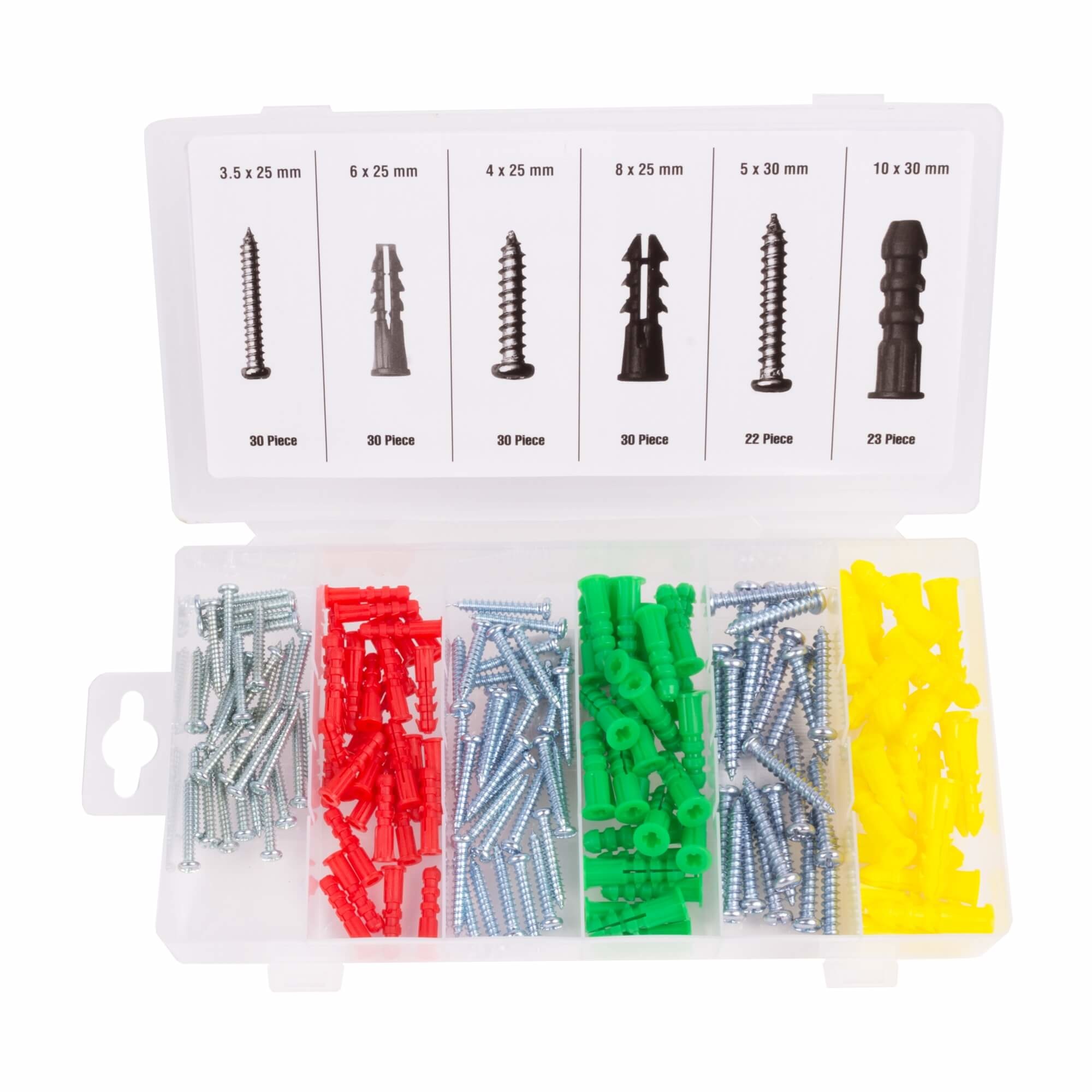 Complete schroeven- en plugset – diverse maten – Benson - 2Cheap