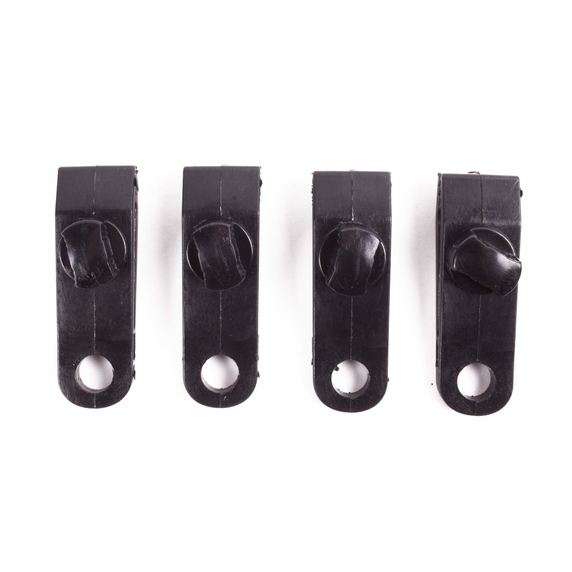 Benson Tenttapijt clips met schroef - set van 4 - zwart - 82 mm - 2Cheap