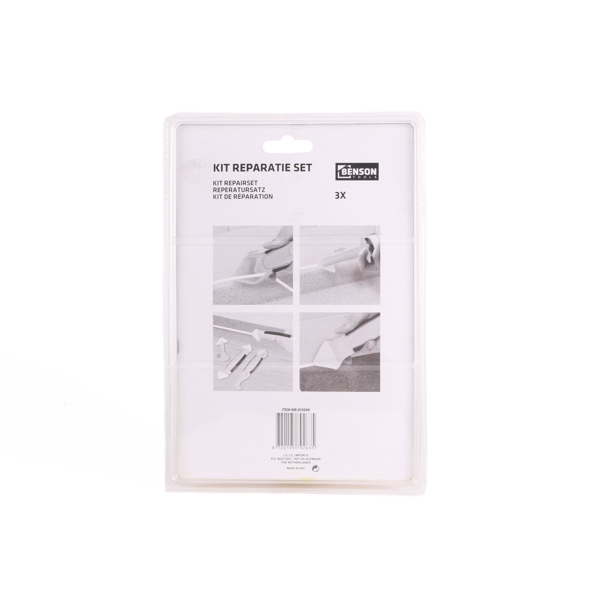 Benson Kitspatel - Voegstrijker - Kit Reparatie Set - 3 delig - 2Cheap