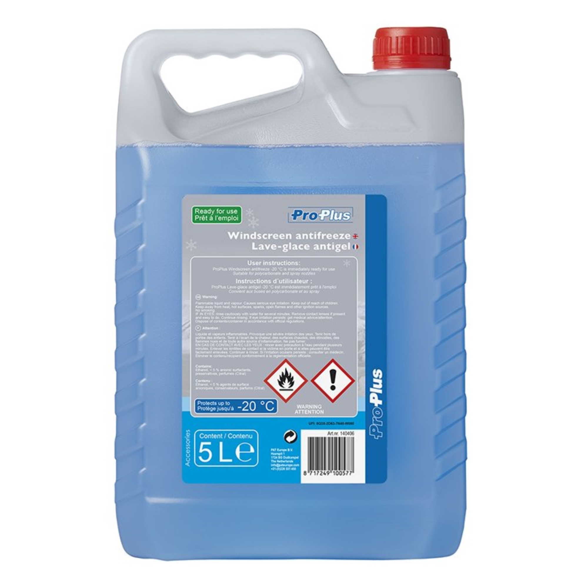 ProPlus Ruitensproeiervloeistof antivries - kant-en-klaar - tot -20°C - 5 liter - 2Cheap