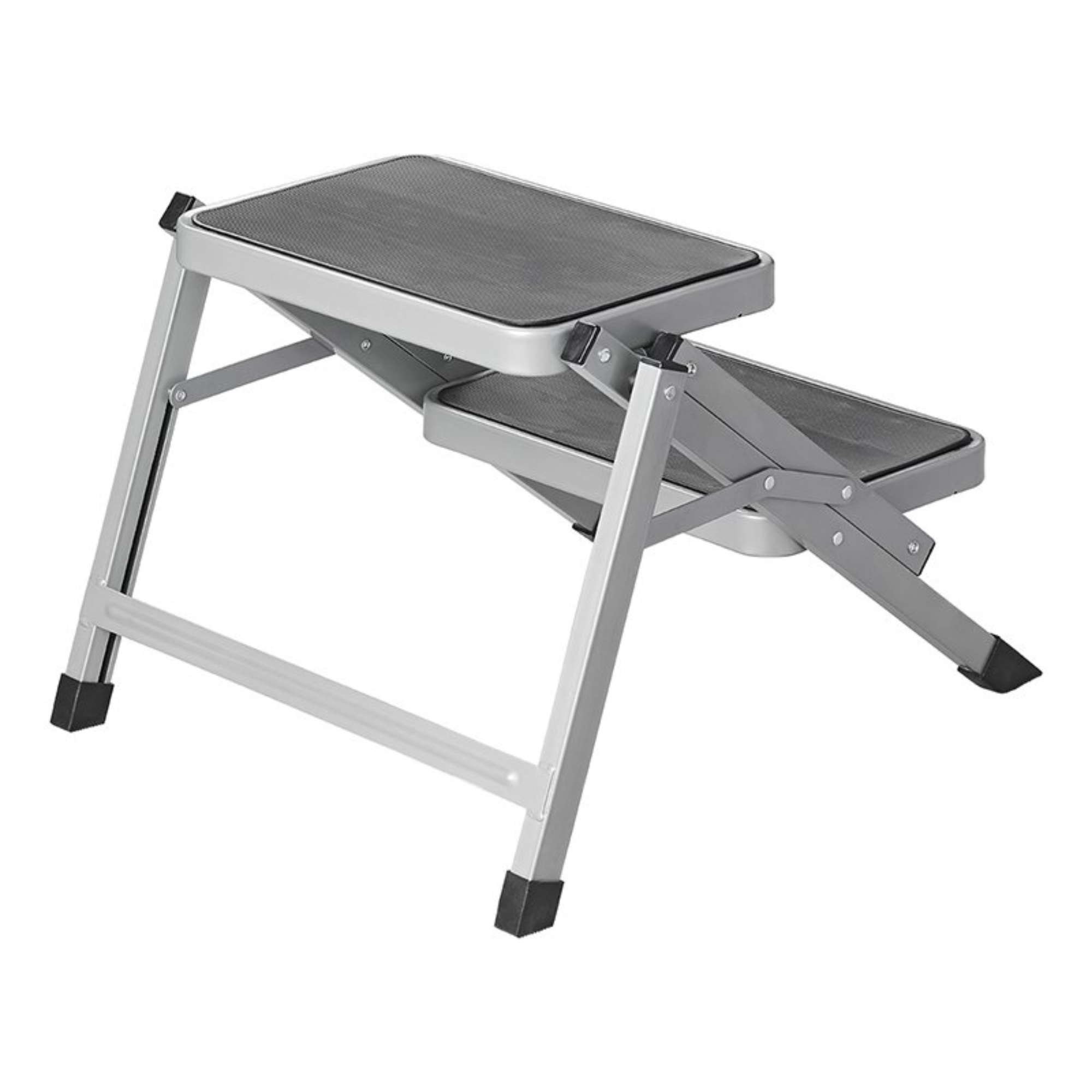ProPlus Vouwbaar opstapje - 2 treden - antislip - metaal - 59,5 x 39 x ...