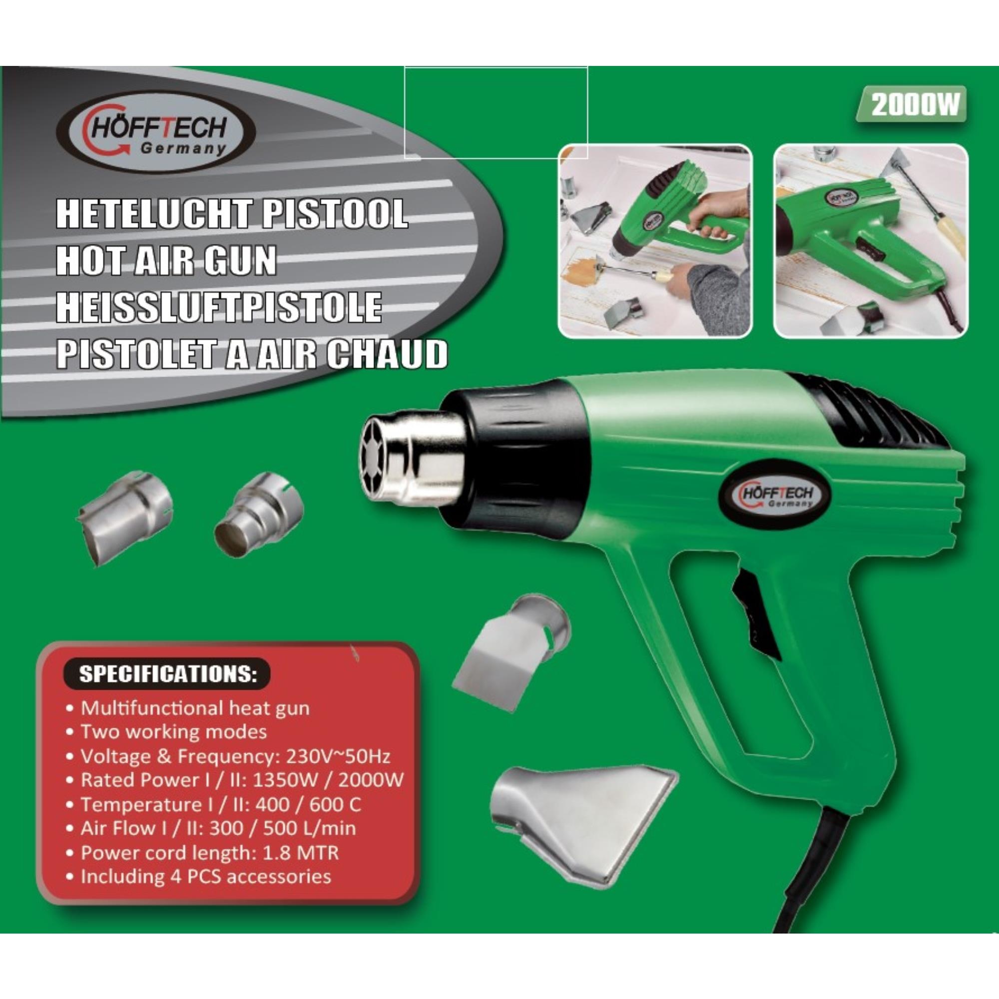 Benson Hetelucht pistool 2000w actie - 2Cheap