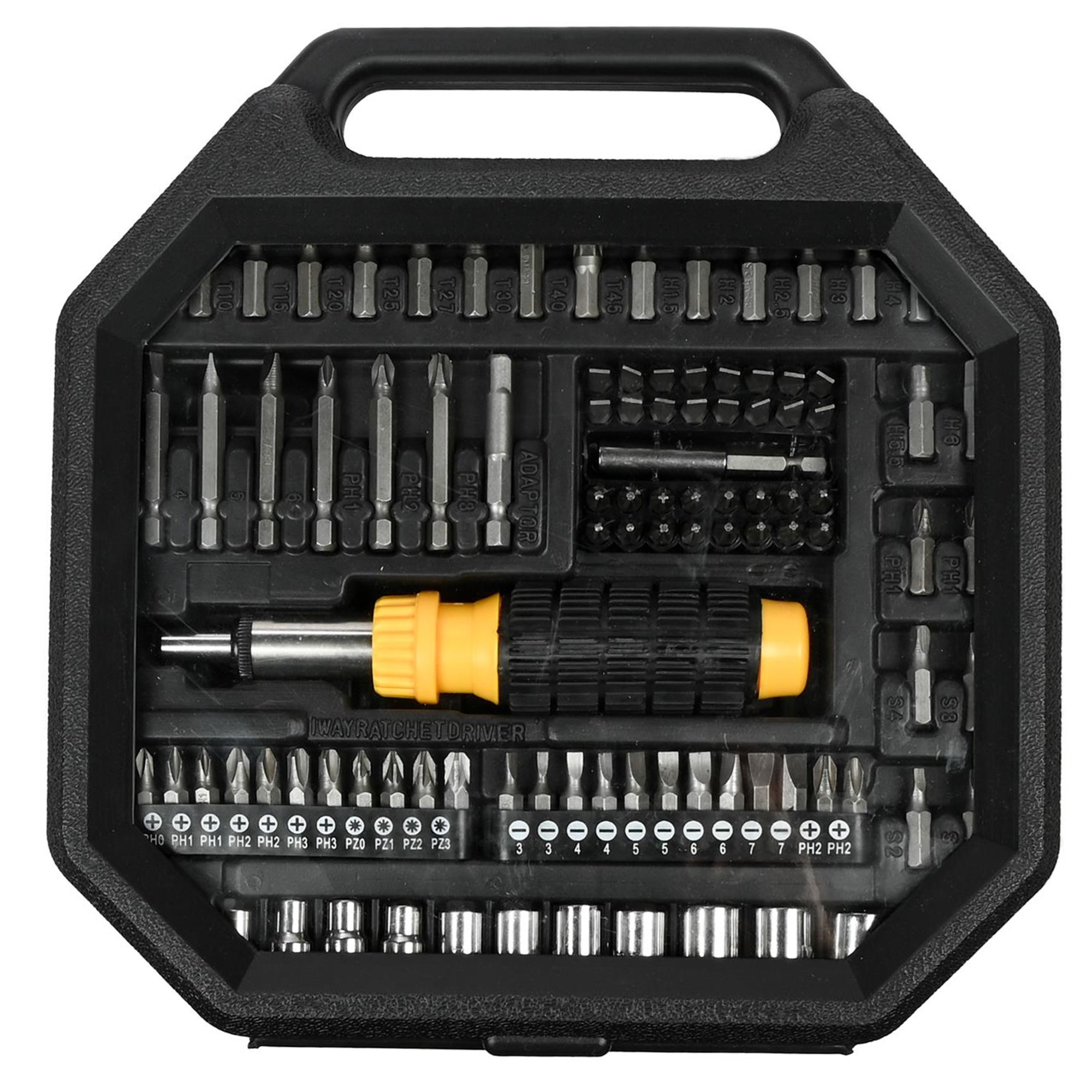 Benson Schroevendraaier Ratel Bit & Doppen Set - Compact - 101 delig ...