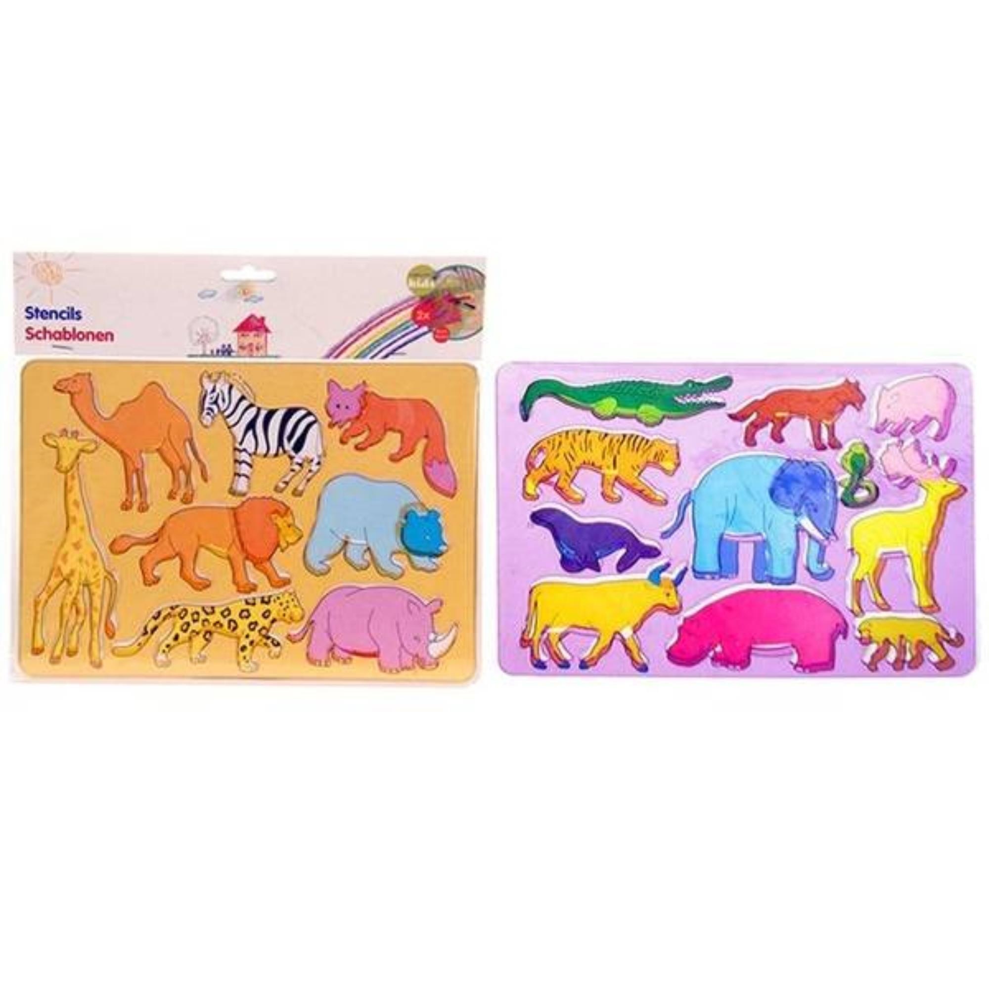 Lifetime Dieren Sjabloon 26.5x18.5cm 2 Delig kopen? - 2Cheap