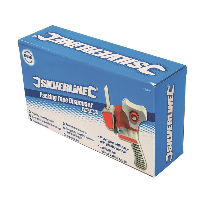 Silverline Tape afroller - pistoolgreep - voor 48 mm taperollen ...