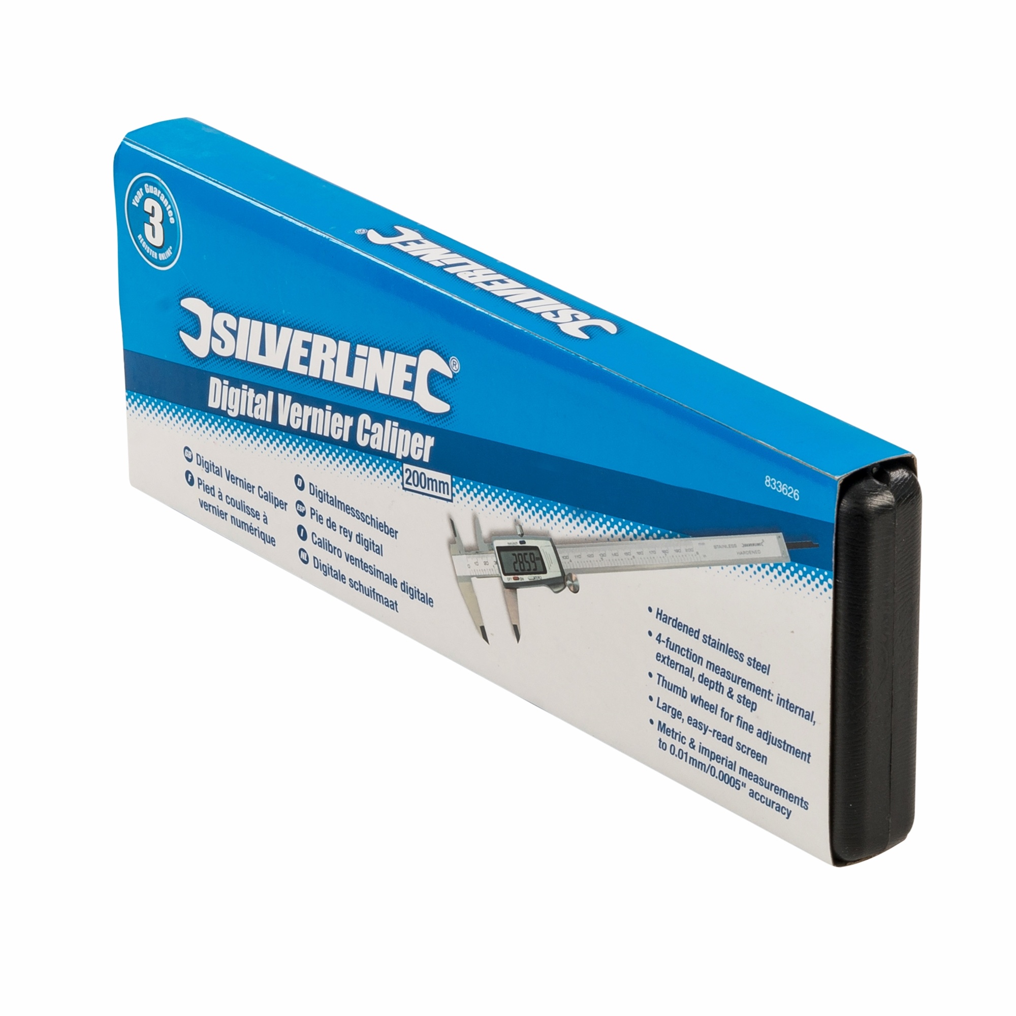 Silverline Digitale Schuifmaat / Caliper - 200mm kopen? - 2Cheap