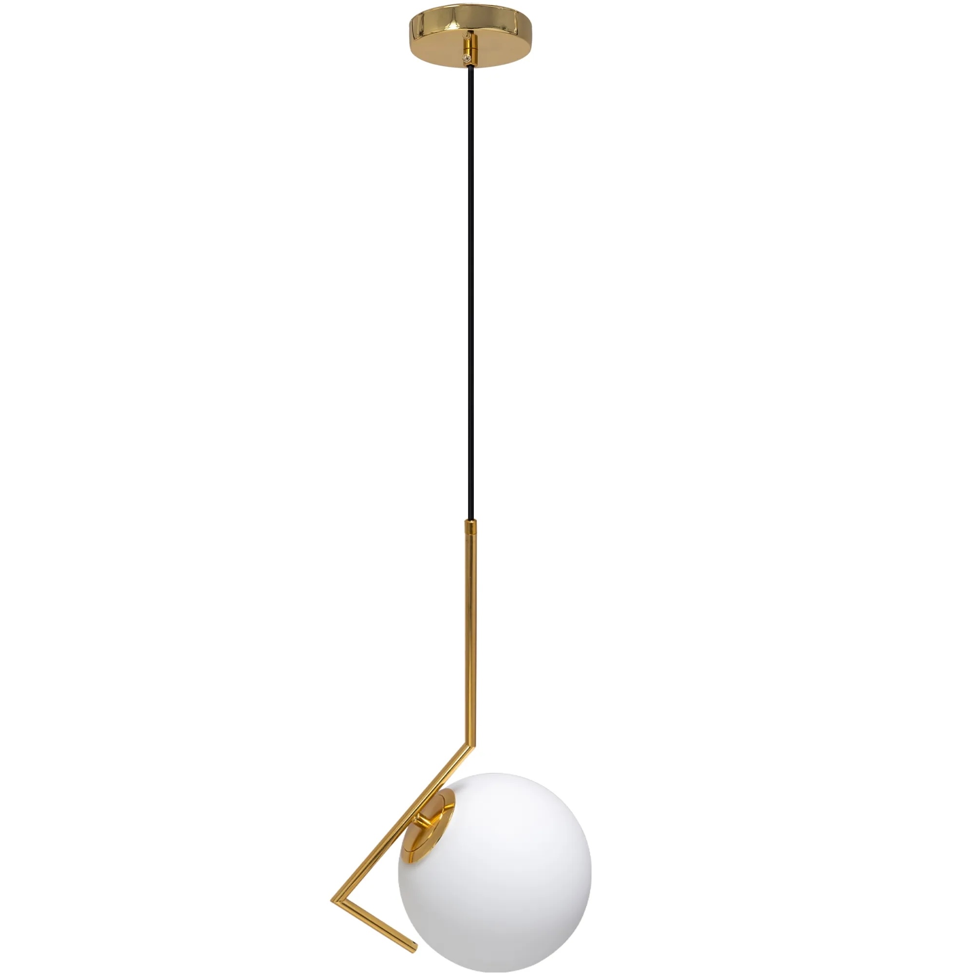 Gouden hanglamp – E27 fitting modern design – TooLight - 2Cheap