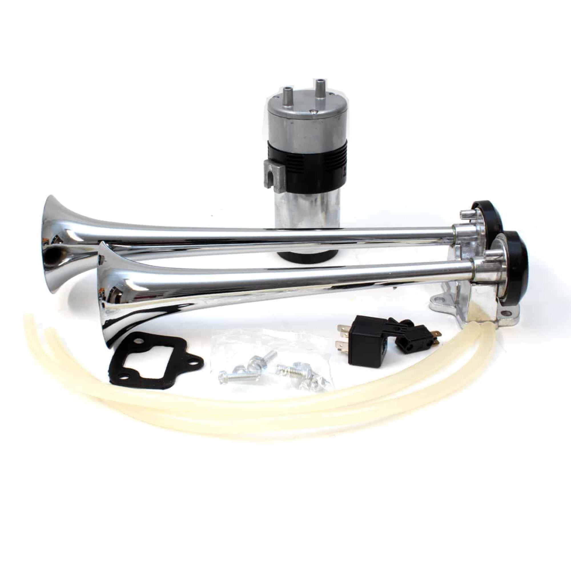 Dragon-Tools Luchthoorn met Air-Compressor - Chroom - 2 Tonig kopen ...