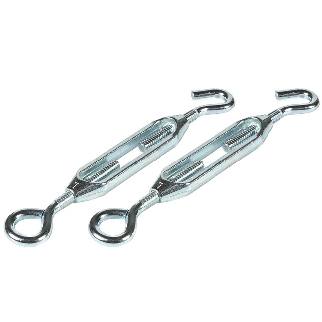 Benson Draadspanner - Haak & Oog - M6 - 2-delig - IJzerwerk - 2Cheap