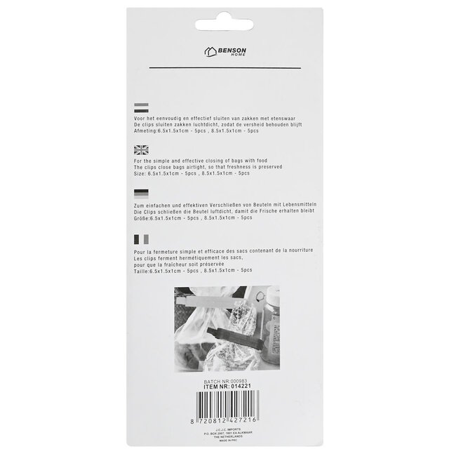 Benson Vershoudclip 10 dlg - 2Cheap