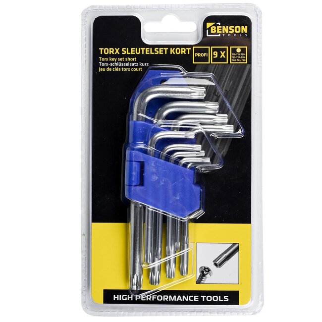 Benson Torx 9 dlg kort profi - 2Cheap