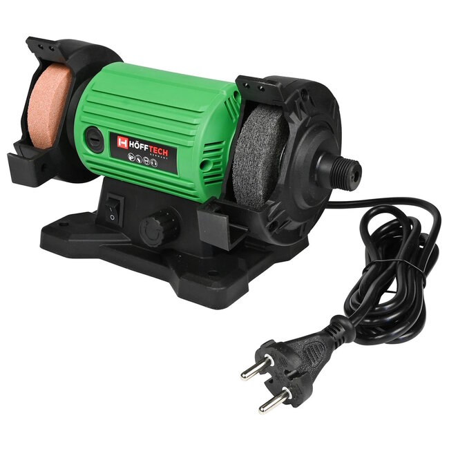 Hofftech Multifunctionele slijpmachine - dubbel schijf - 120W - 103 ...