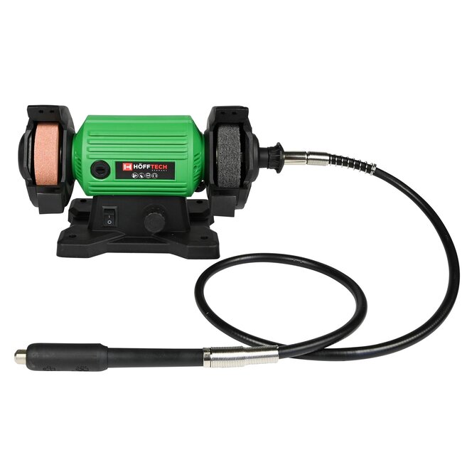 Hofftech Multifunctionele slijpmachine - dubbel schijf - 120W - 103 ...