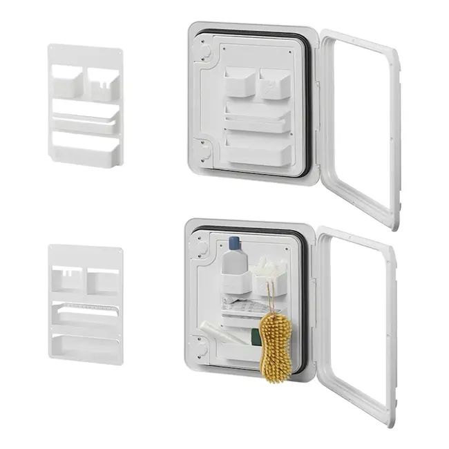 ProPlus Organizer voor campercassettedeur - 4 vakken - duurzaam ABS ...