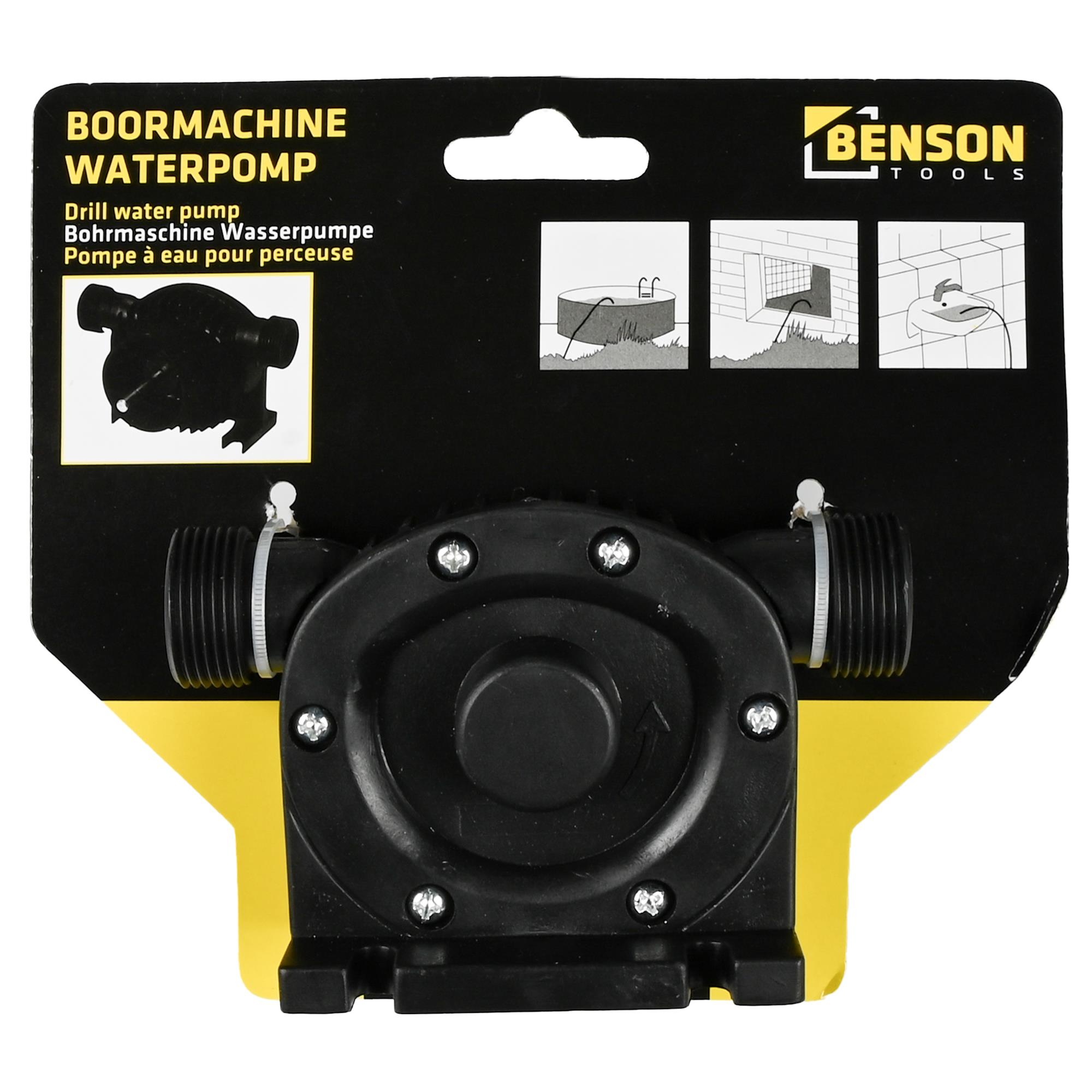 Benson Benson Boormachine Aangedreven Waterpomp - Multifunctioneel en ...