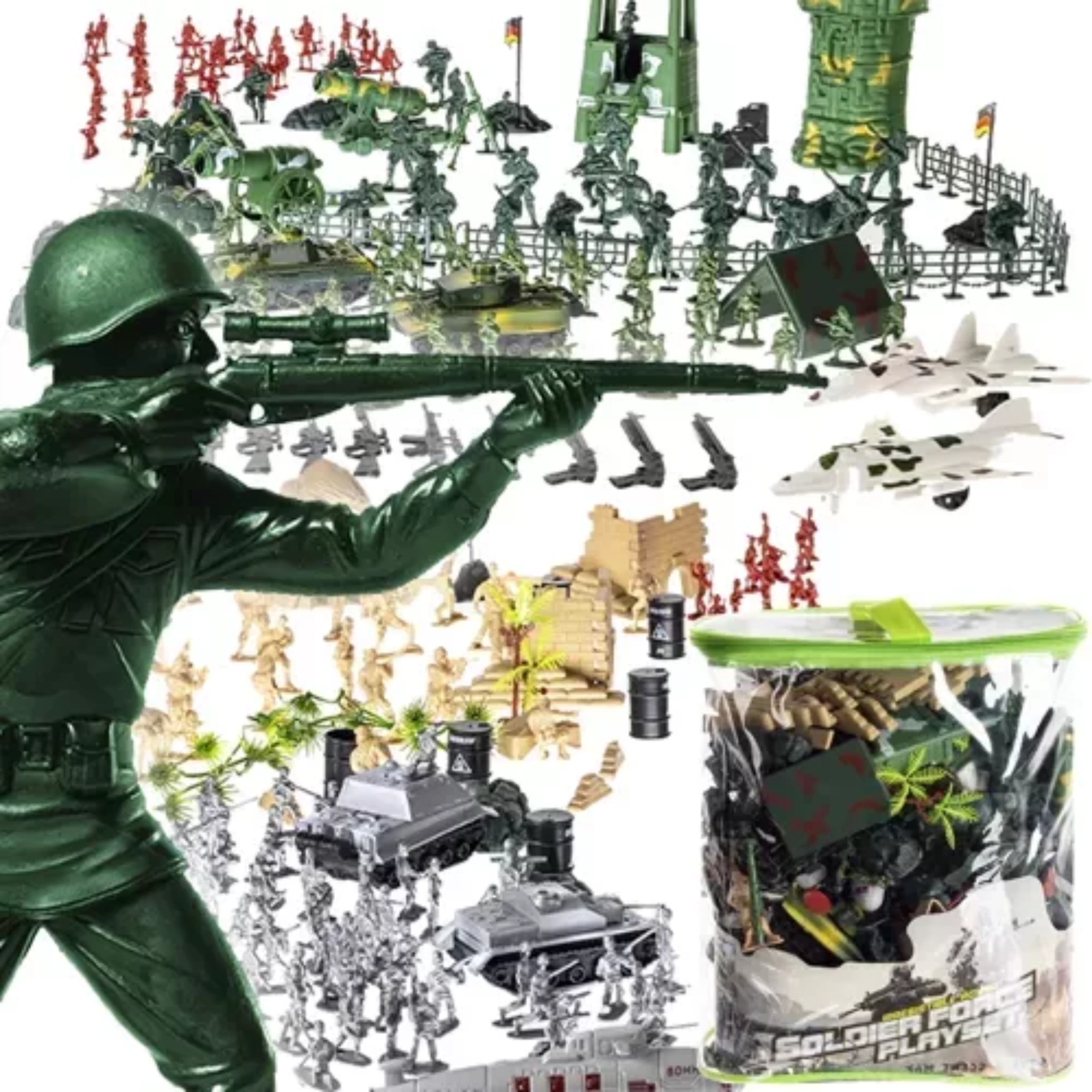 Militaire Basis Set – 300-delige Uitgebreide – Kruzzel - 2Cheap