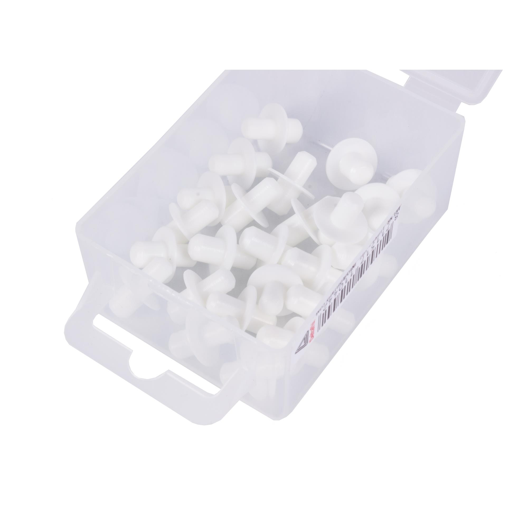 Deltafix Subtiele plankdragers - plastic - 10 x 5 mm - set van 24 stuks ...