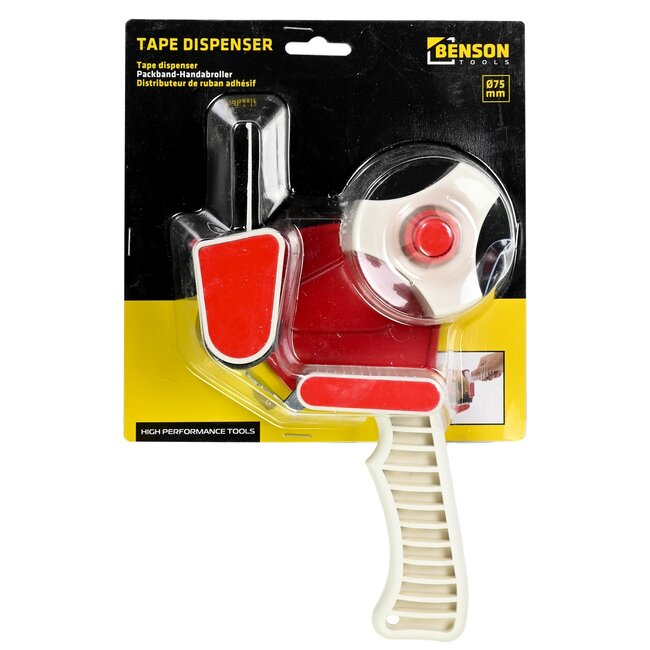 Benson Universele taperoller - ergonomisch - verzinkt mes - grijs/rood ...