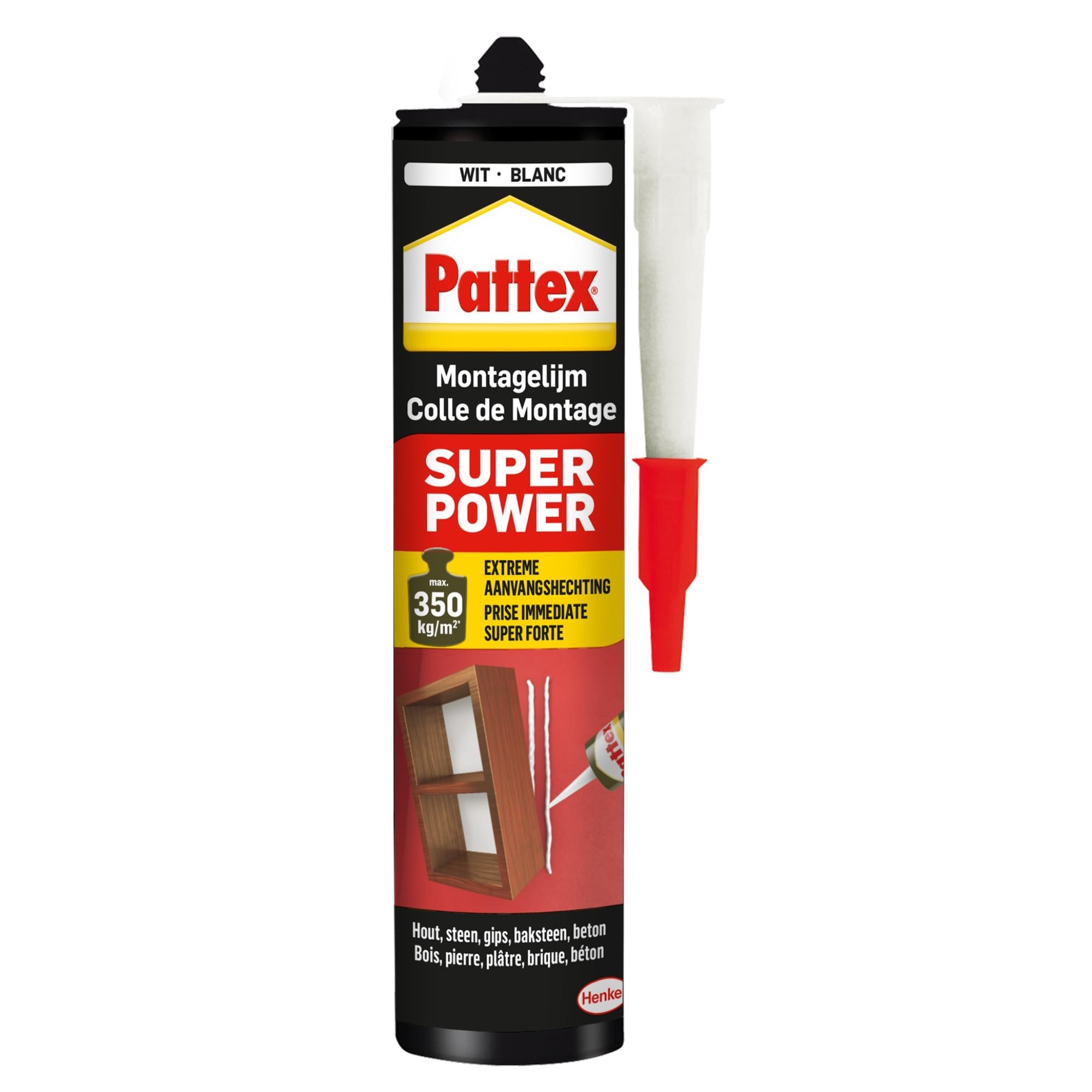 Pattex Krachtige montagekit - watergedragen - hoge eindsterkte ...