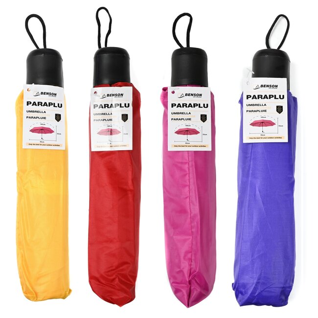 Benson Mini paraplu - Compact - Windbestendig - Lichtgewicht - 25 cm ...
