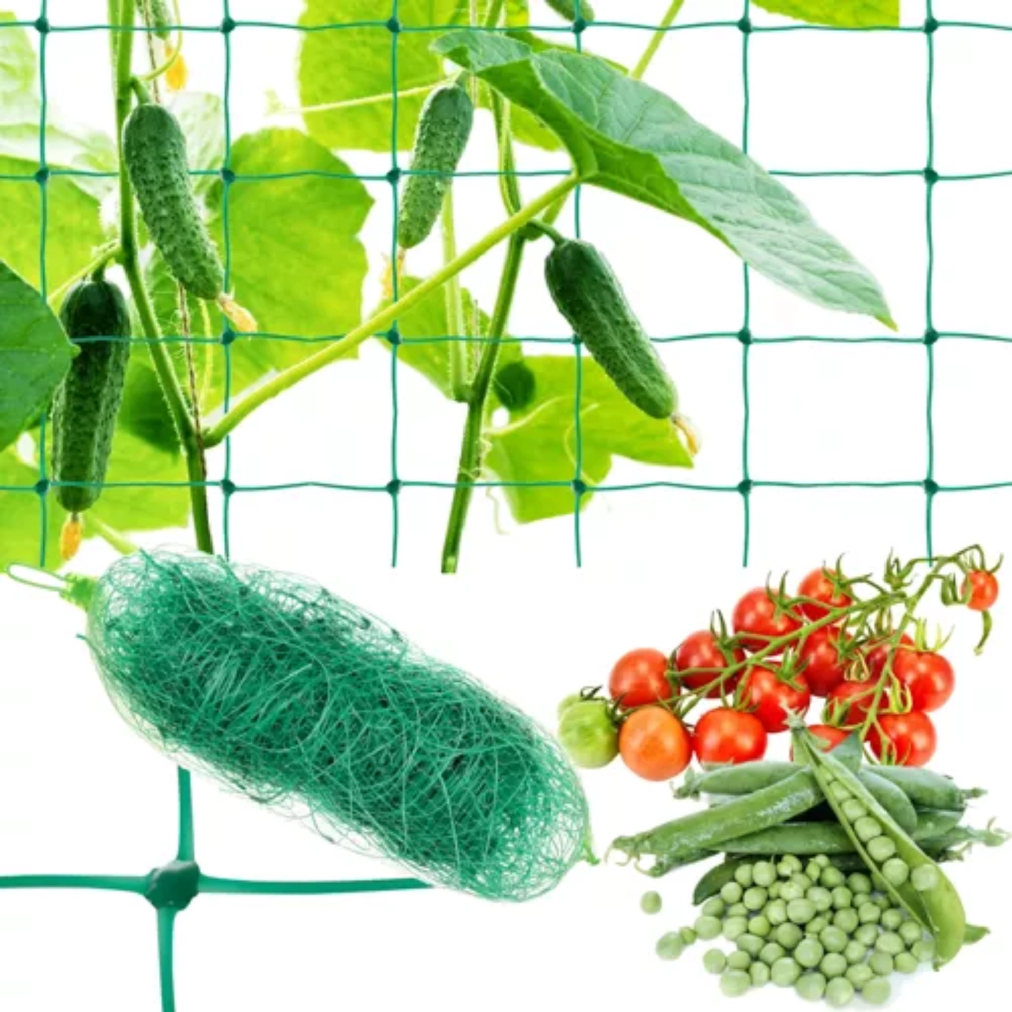 Gardlov Versterkt groen net voor verticale groei klimplanten - 2x20m ...