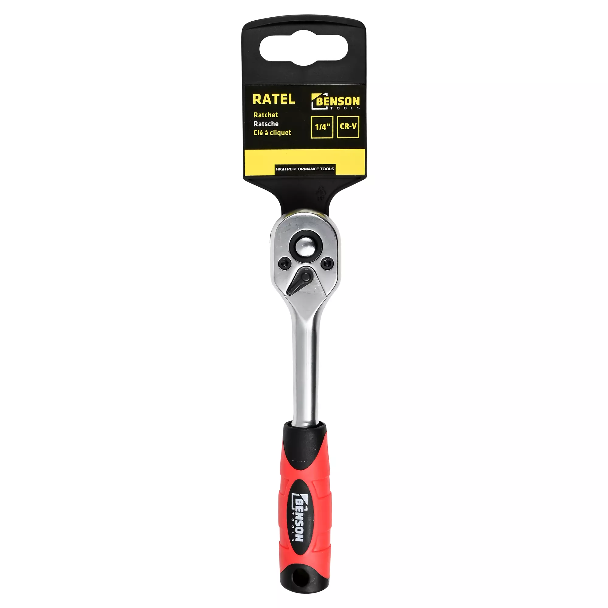 Benson Ratel - 72 Tanden - Quick Release - Softgrip - 140 mm - Chroom ...