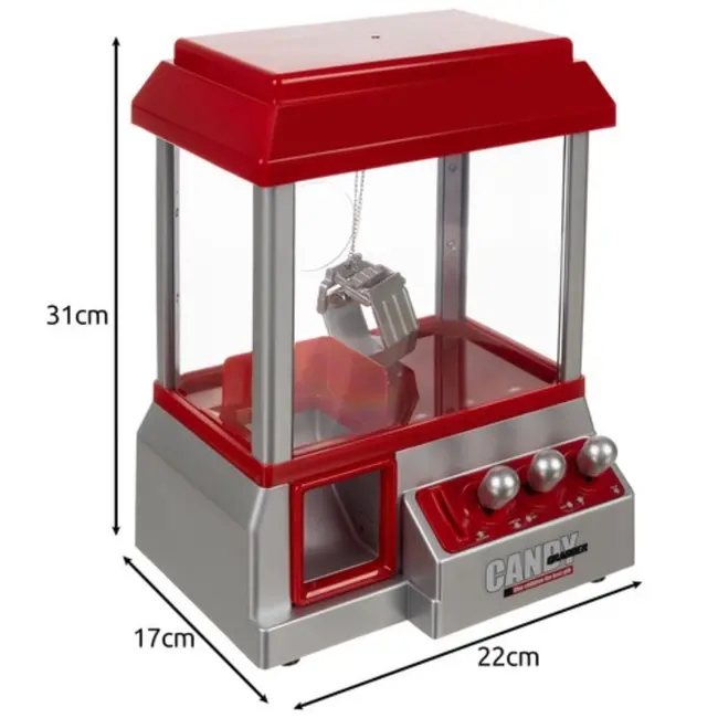Kruzzel Candy Grijpmachine – Arcade Snoepjes Vangen met LED- en ...