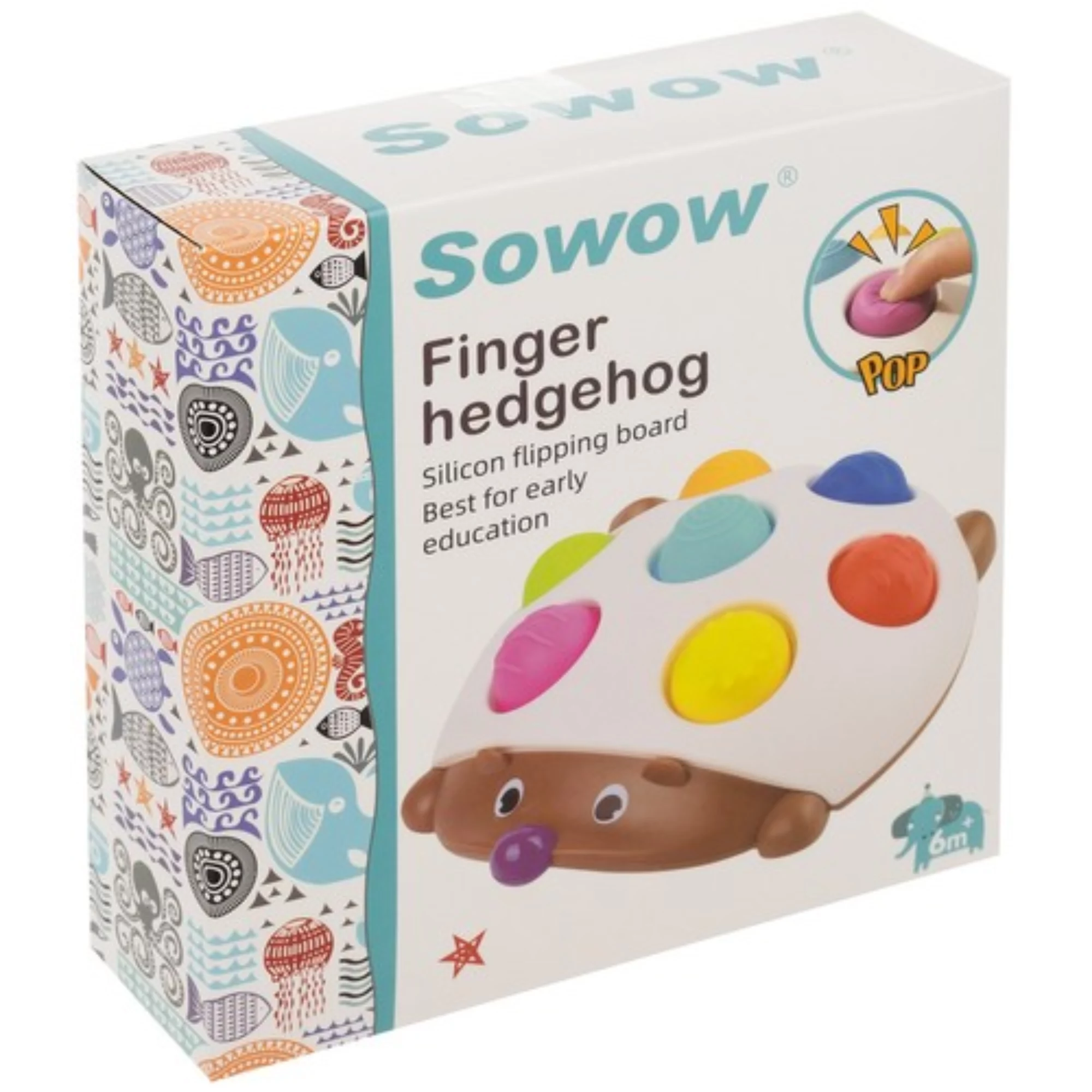 Kruzzel Montessori Zintuiglijke Egel – Pop It Speelgoed voor Kinderen ...