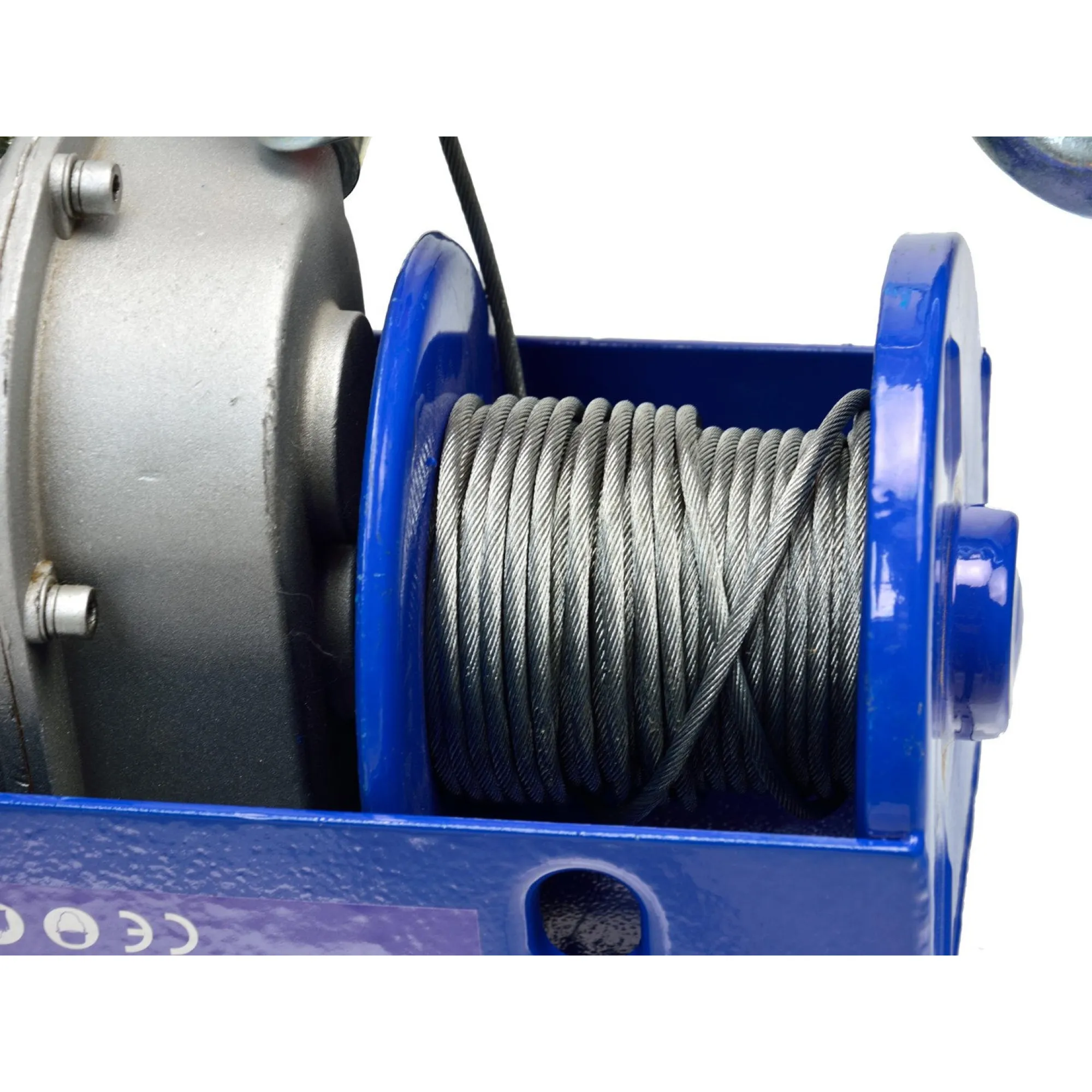 GEKO Elektrische takel - 150/300 kg - 12/6 m hijshoogte - 230V - 600W ...