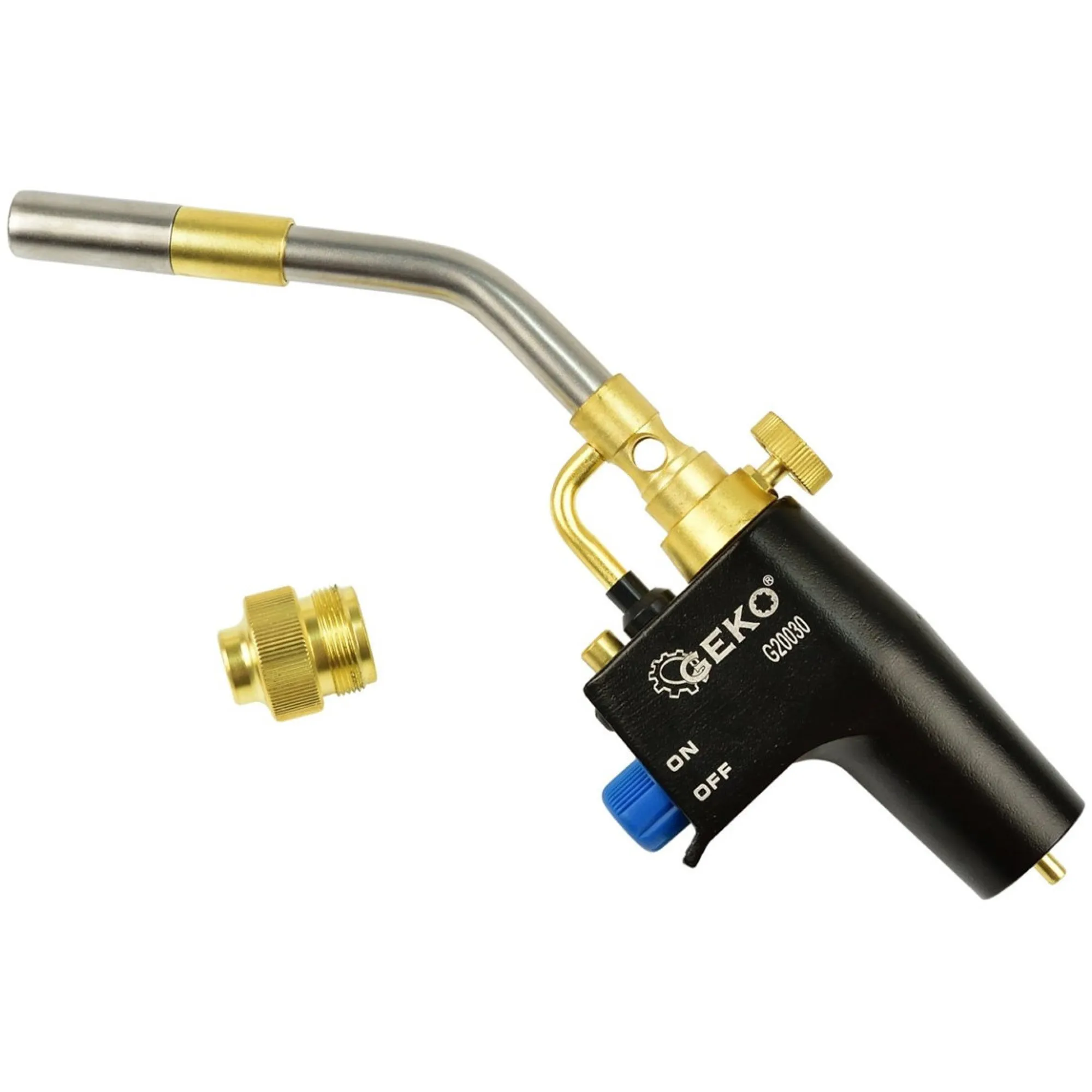 GEKO Gasbrander met turbo-nozzle en piezo-ontsteking - 2800 °C ...