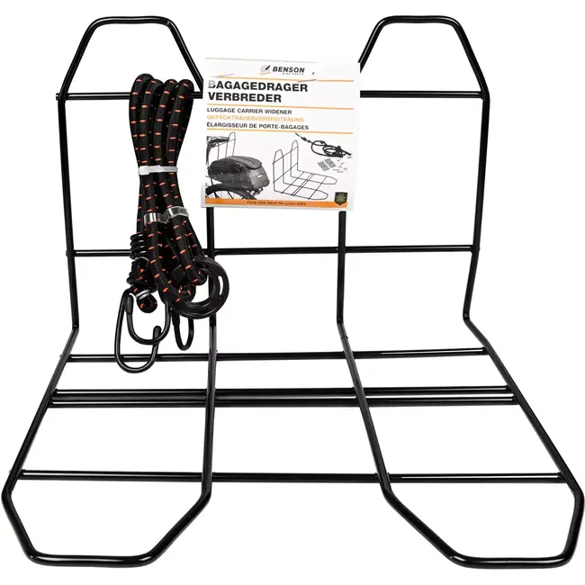 Benson Bagagedrager verbreder - Staal - Zwart - 28x27 cm - Inclusief ...